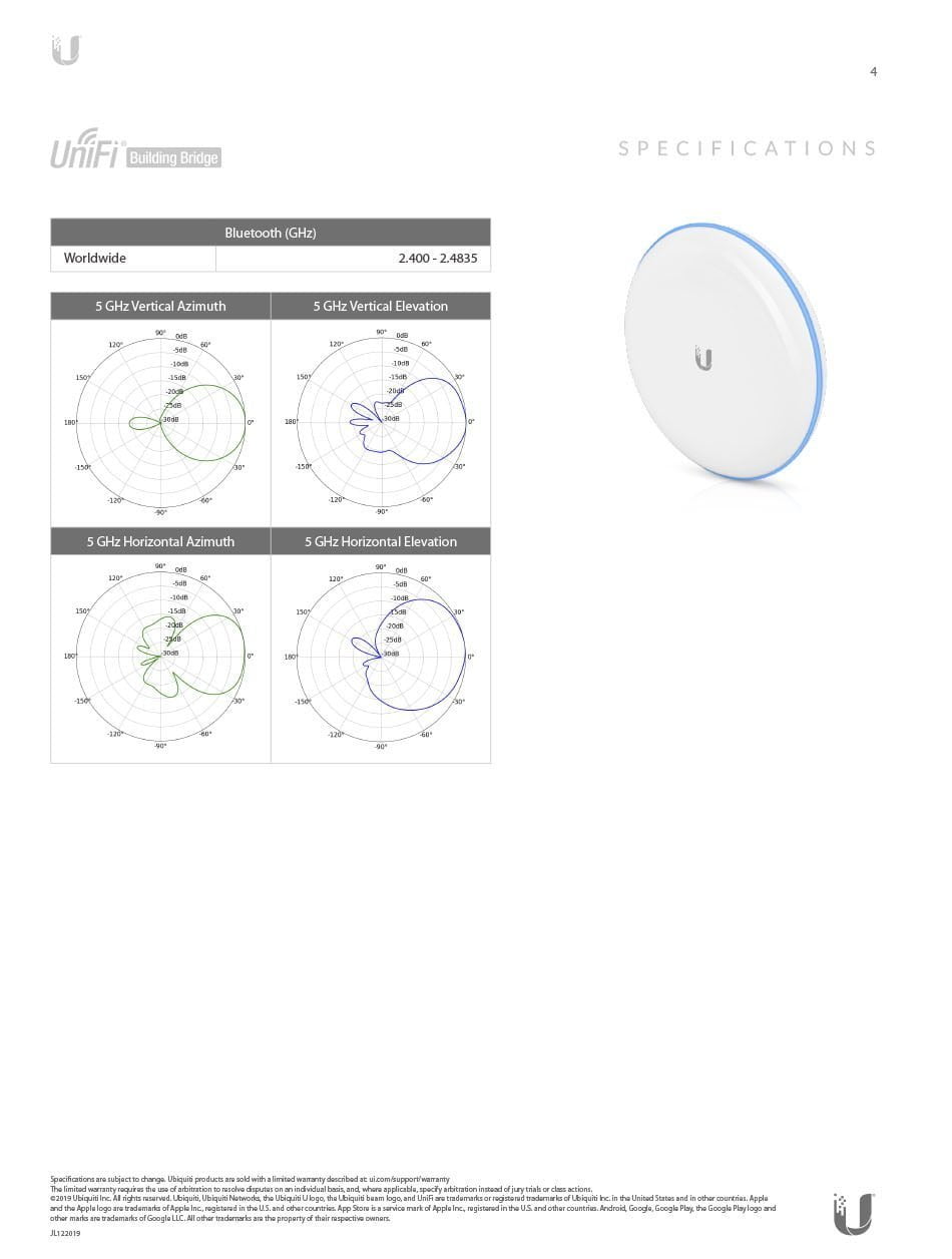 UniFi 點對點系列 UniFi Building-to-Building Bridge - UBNT 台灣代理 | 藍圈科技